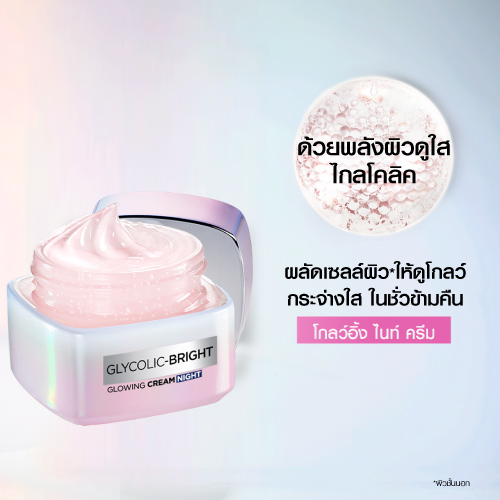 GLYCOLIC BRIGHT GLOWING CREAM NIGHT ครีมบำรุงผิวตอนกลางคืน